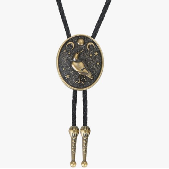 Accessories | Crow And Stars Vintage Native American Western Bolo ...